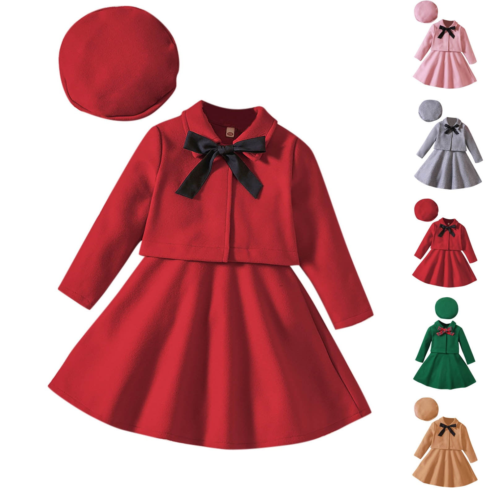 Fesfesfes Toddler Winter Girl Clothes Small And Medium-sized Childrens ...