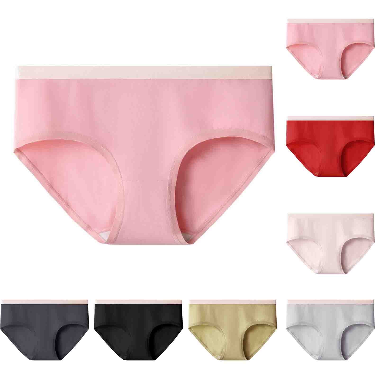 Fesfesfes Underwear Women Pack Cotton Fashion Womens Breathable Soft ...