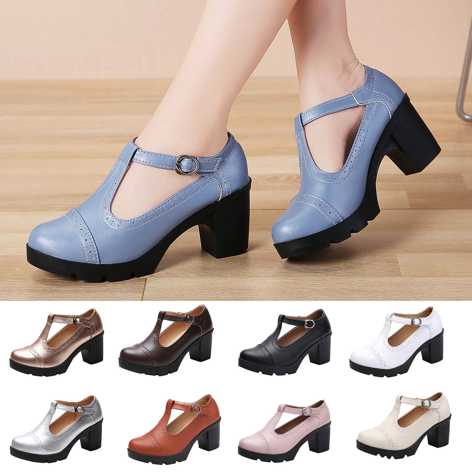 Fesfesfes Womens Comfortable Shoes Soled Synthetic Sports British Style ...