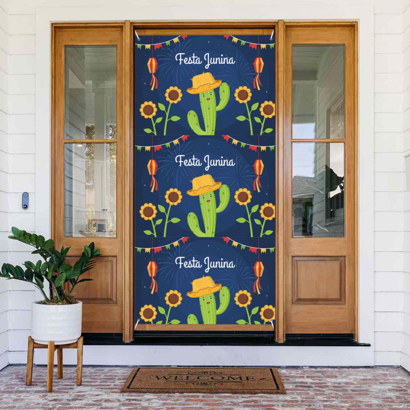 Festa Junina 2024 Brazil Holiday Door Cover Decoration Backdrop Banner ...