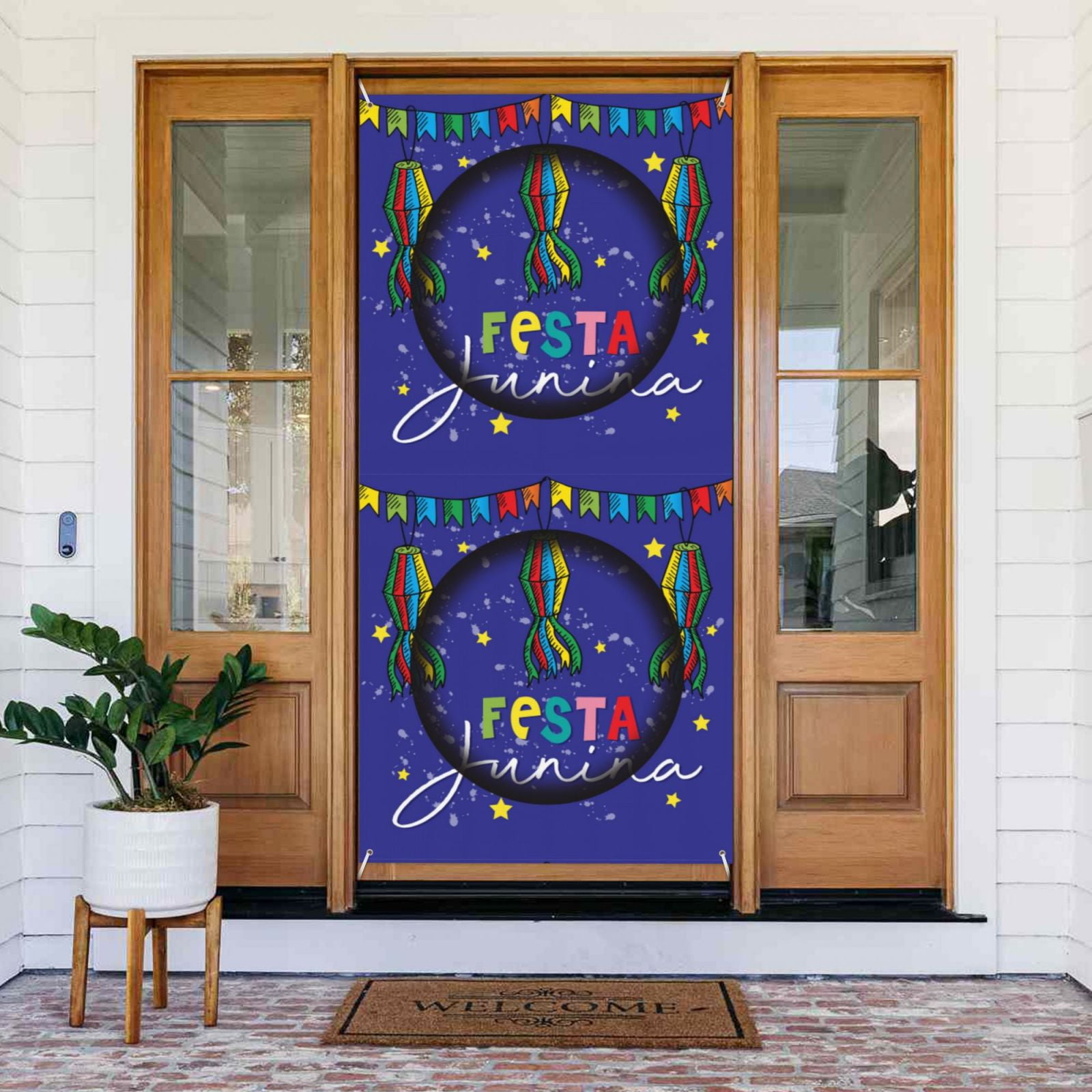 Festa Junina 2024 Brazil Holiday Door Cover Decoration Backdrop Banner ...