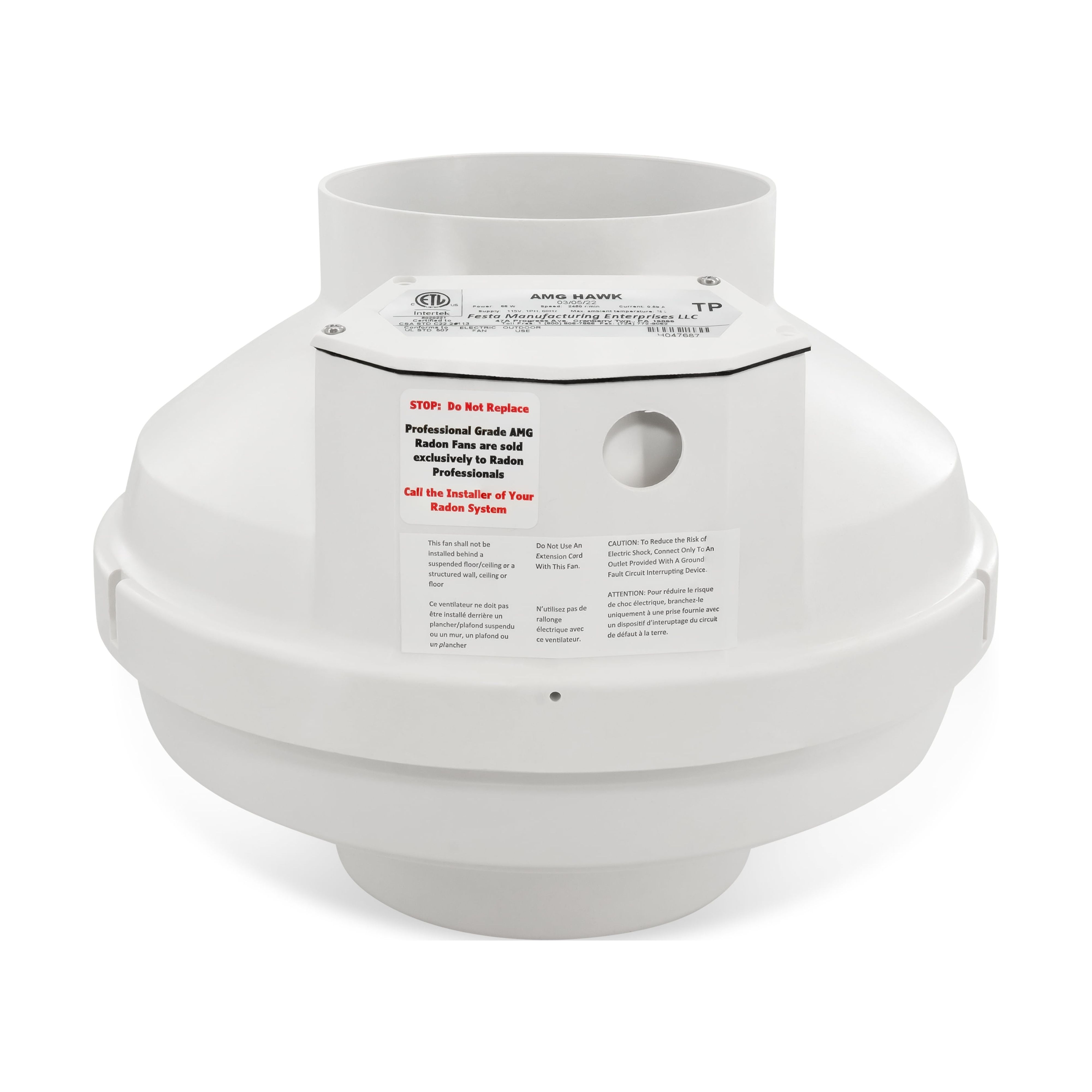 Can-Fan Q-Max Pro Series - Quiet Inline Fan, 8 Inches, 785 CFM ...