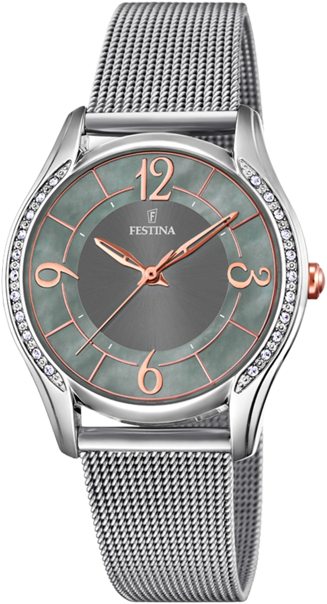 Festina Women's Boyfriend Collection F20420-2 Silver Stainless-Steel ...