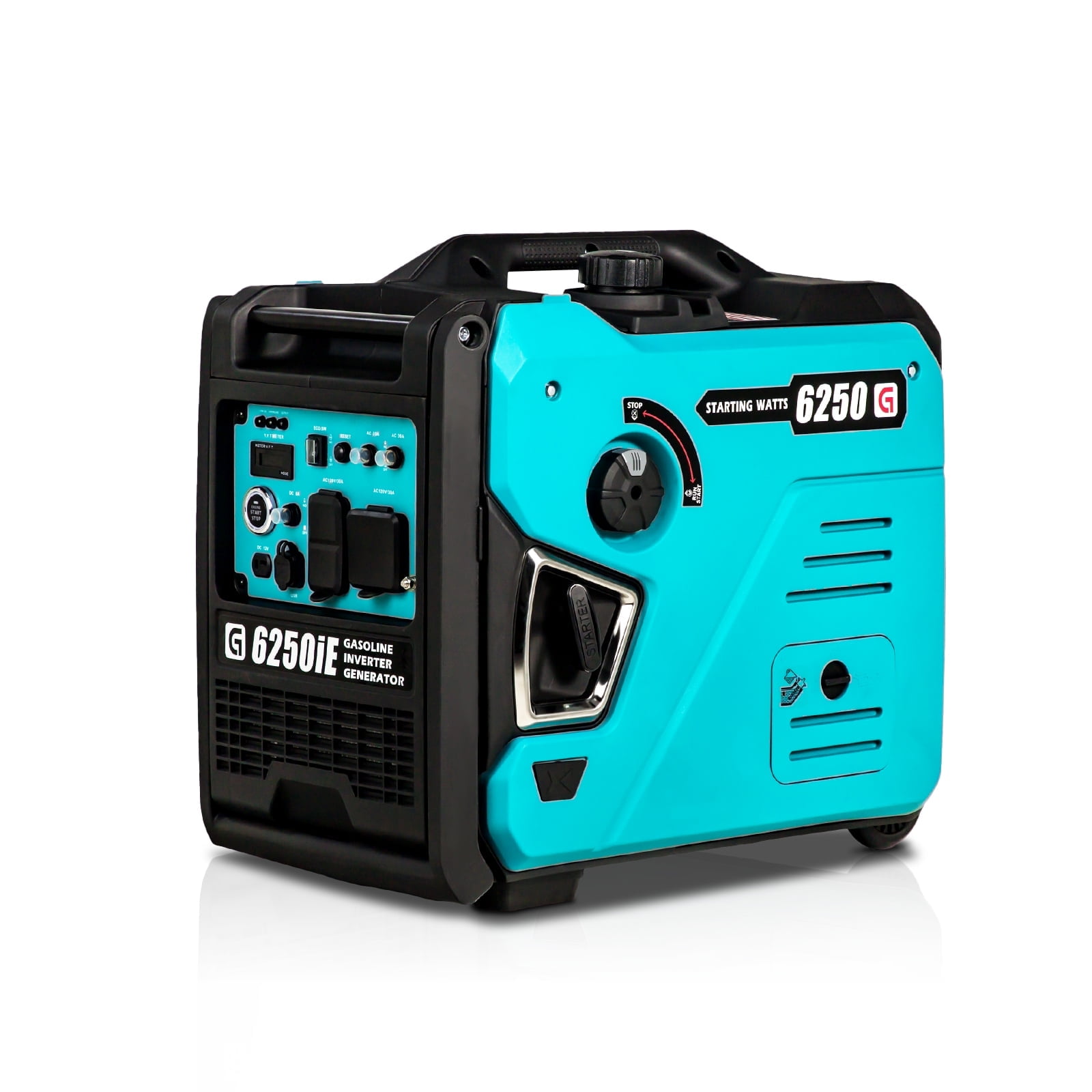Festisoul 6250W Portable Inverter Generator, Super Quiet Gas Powered ...