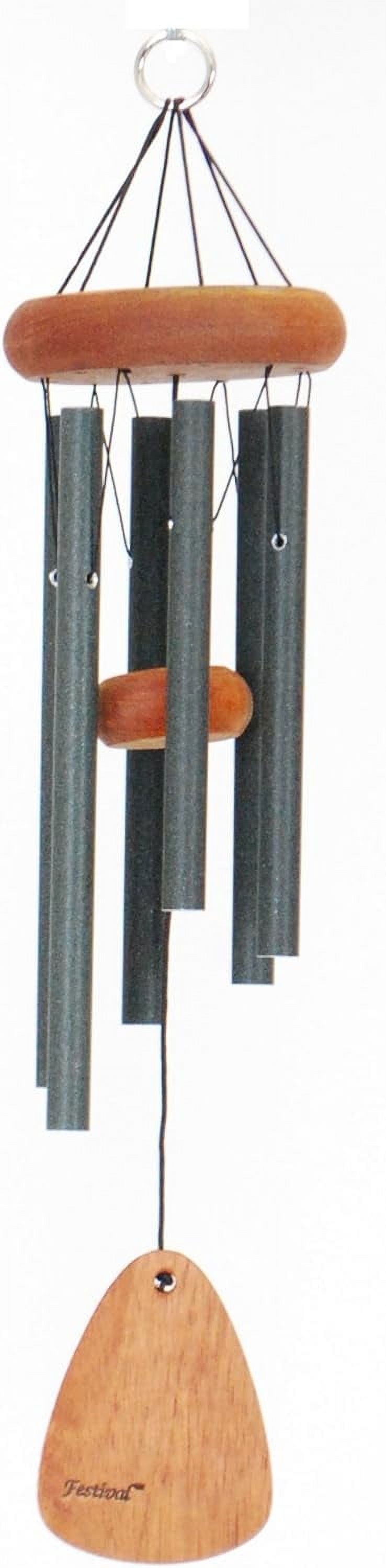 Festival 18-inch Redwood Wind Chime in Forest Green by Wind River for ...
