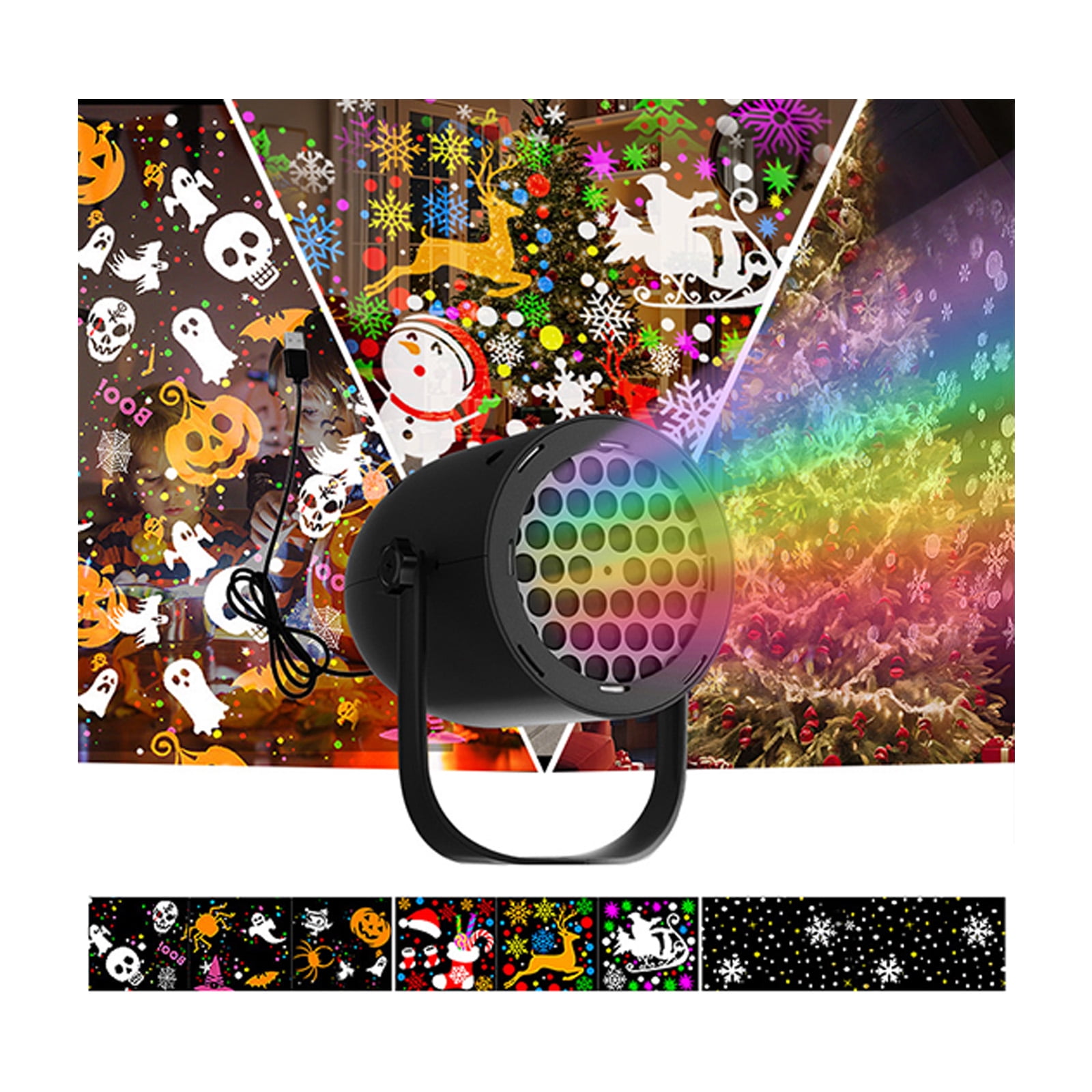 Festival Atmospheres USB Snowflake Projector for Projecting Patterns to ...