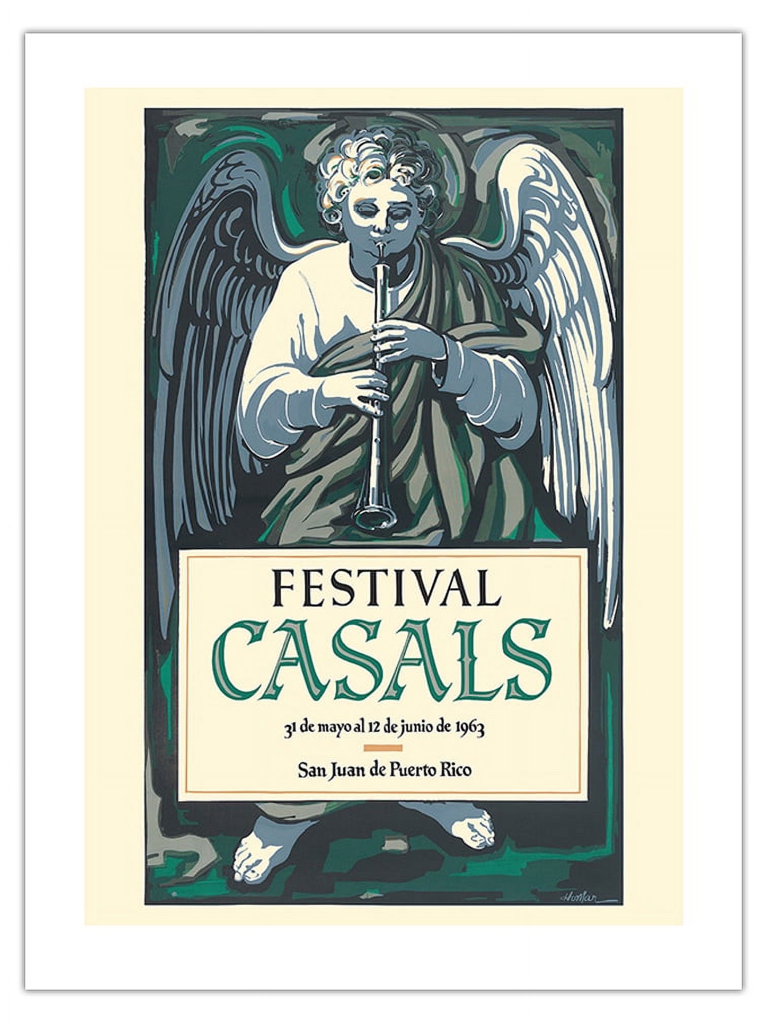 Festival Casals - San Juan Puerto Rico - Vintage Music Poster by ...