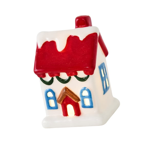 Festival Ceramic Christmas Village House Operated Holiday Decors ...