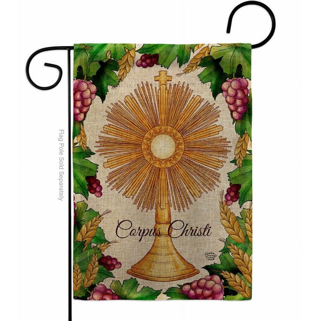 Festival Corpus Christi Burlap Garden Flag Religious First Communion ...