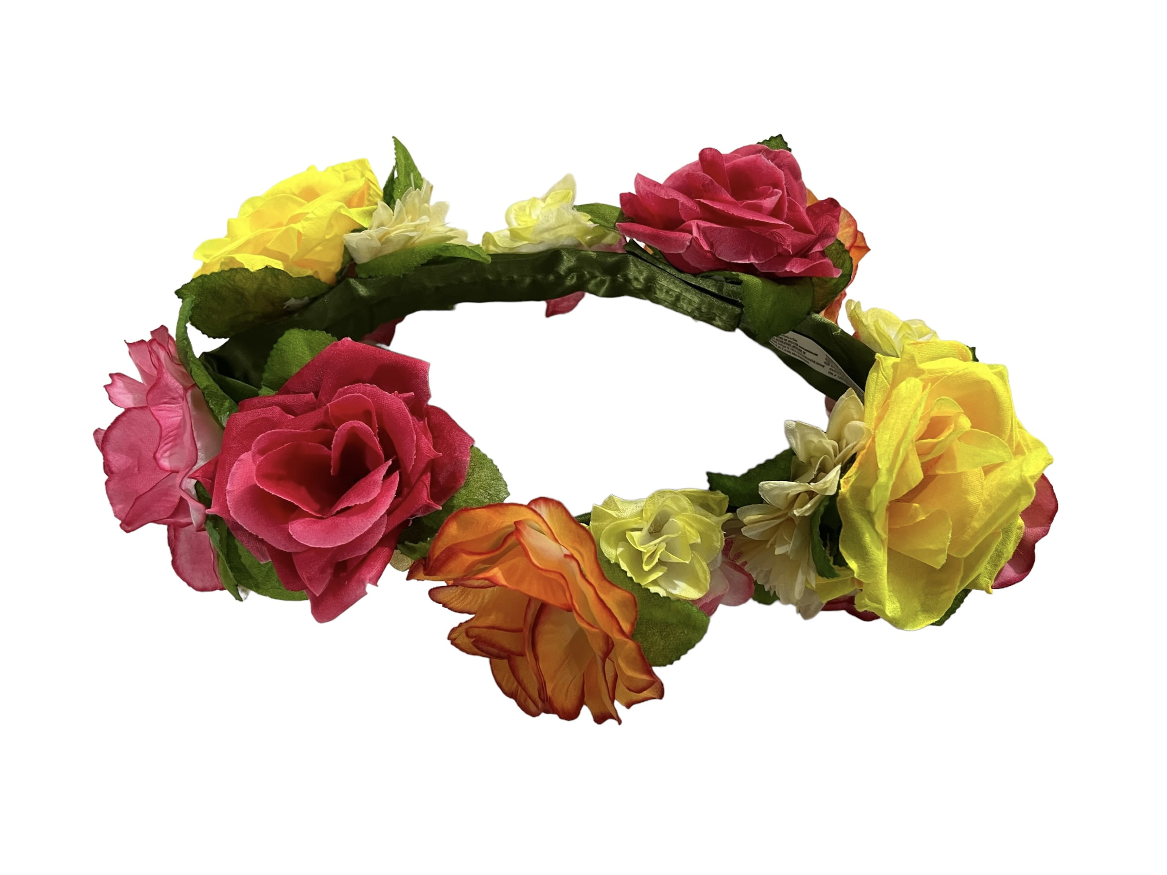Festival Floral Head Wreath/Groovy 60's Head Wreath Corona - Walmart.com