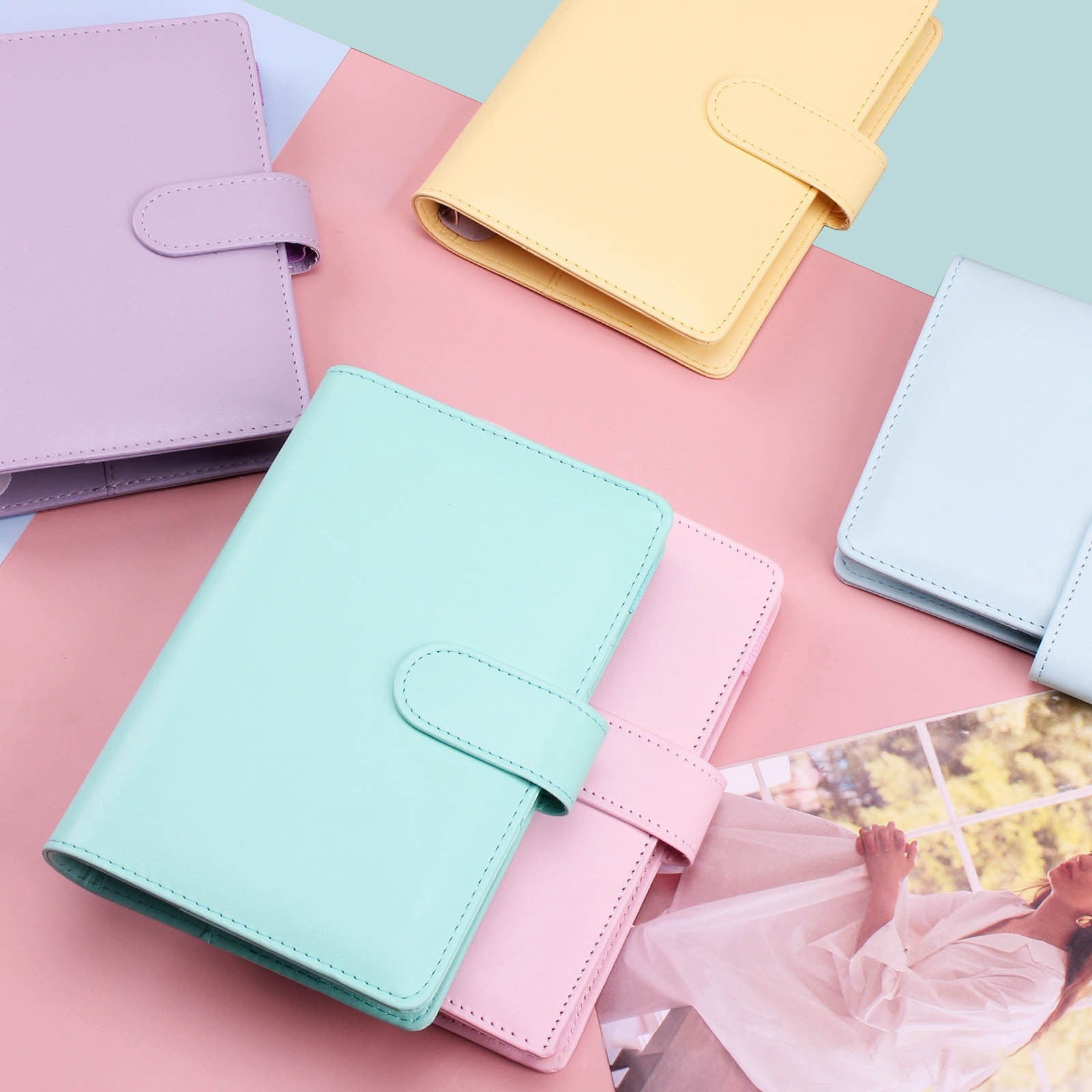 Festival Gifts! YOHOME A6 PU Leather Notebook Binder, Binder Refillable ...