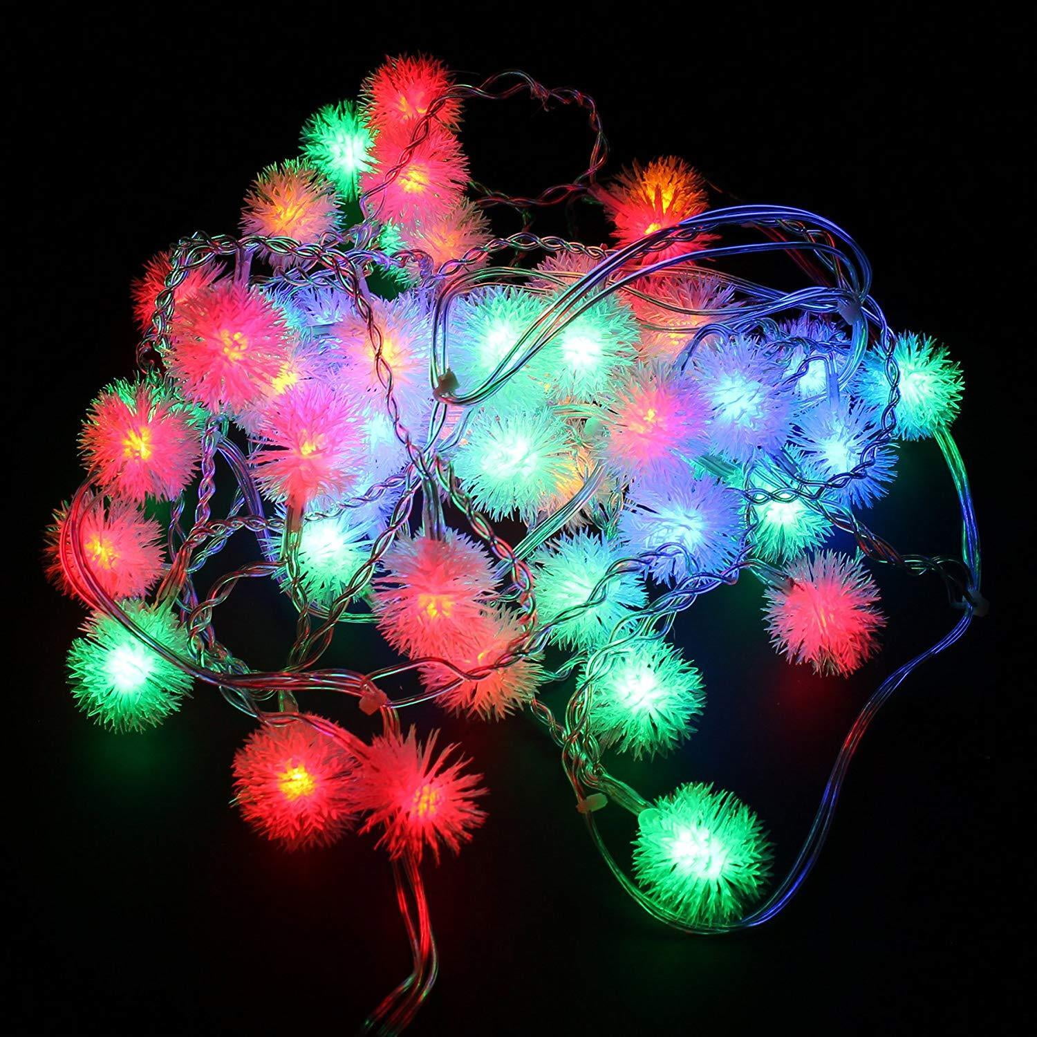 Festival Holiday Hanging Tree Lights Indoor Outdoor String Lights 48 ...