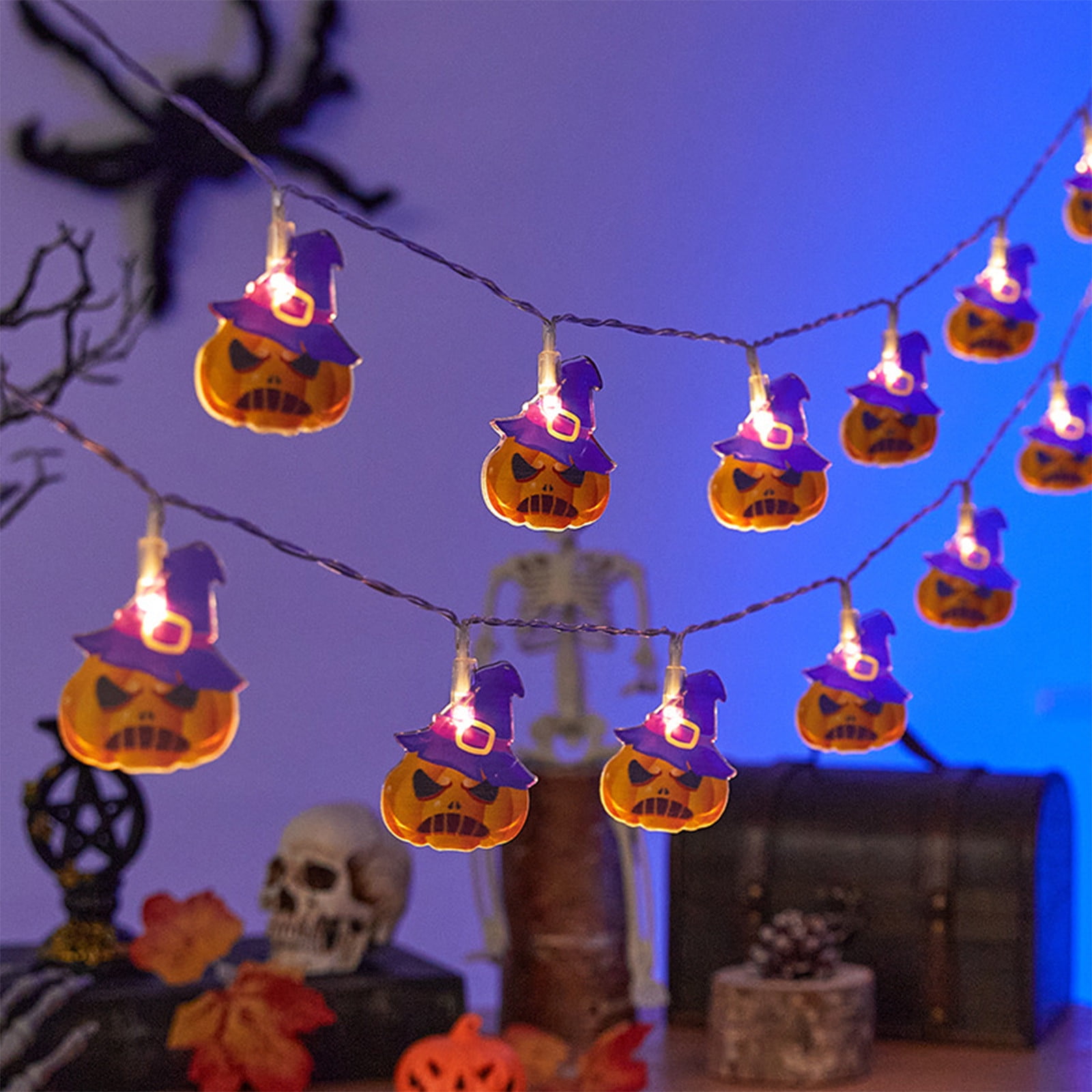 Festival Light String LED Battery Box Halloween Decorative Light ...