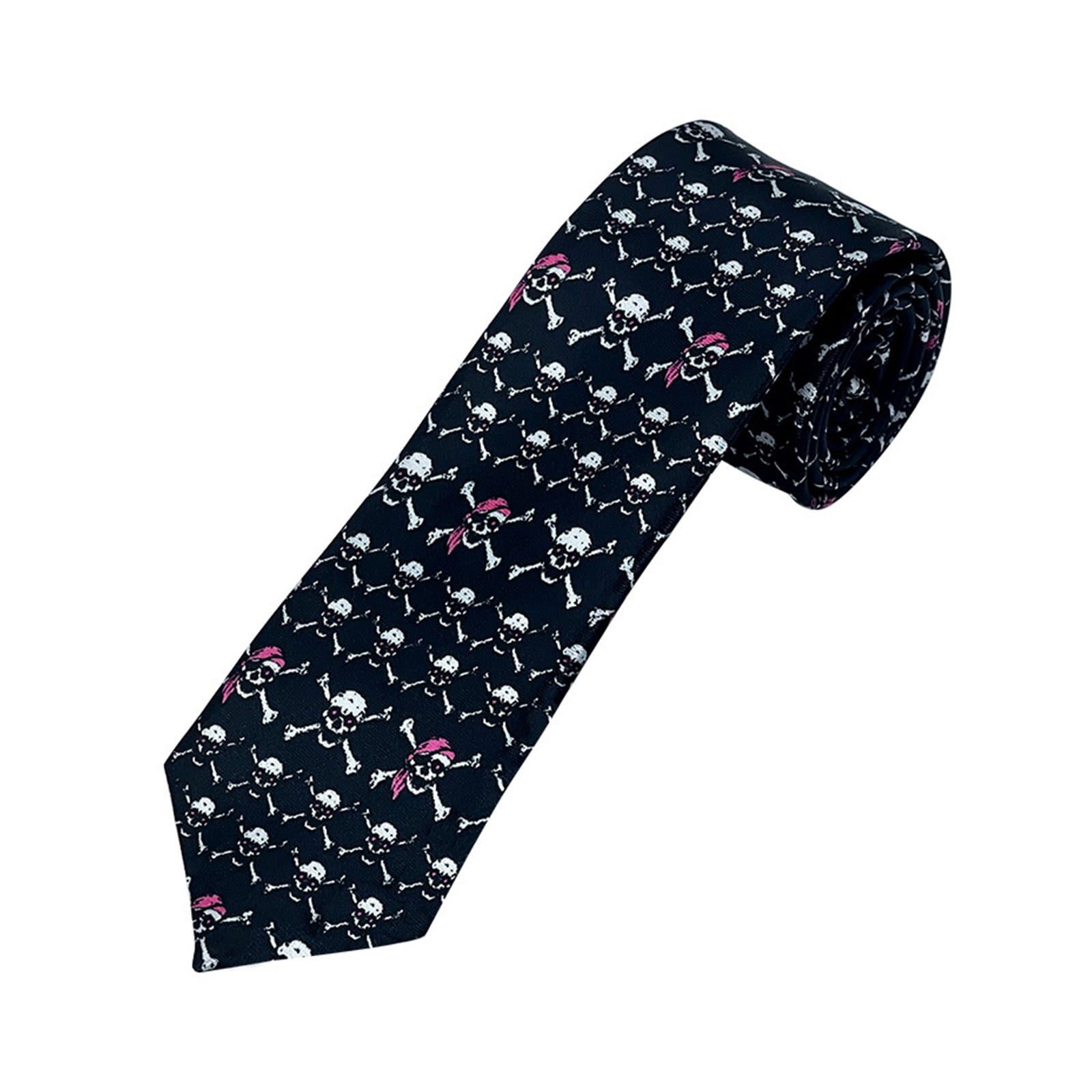 Festival Necktie with Full Print Pattern Designs For Halloween Party ...