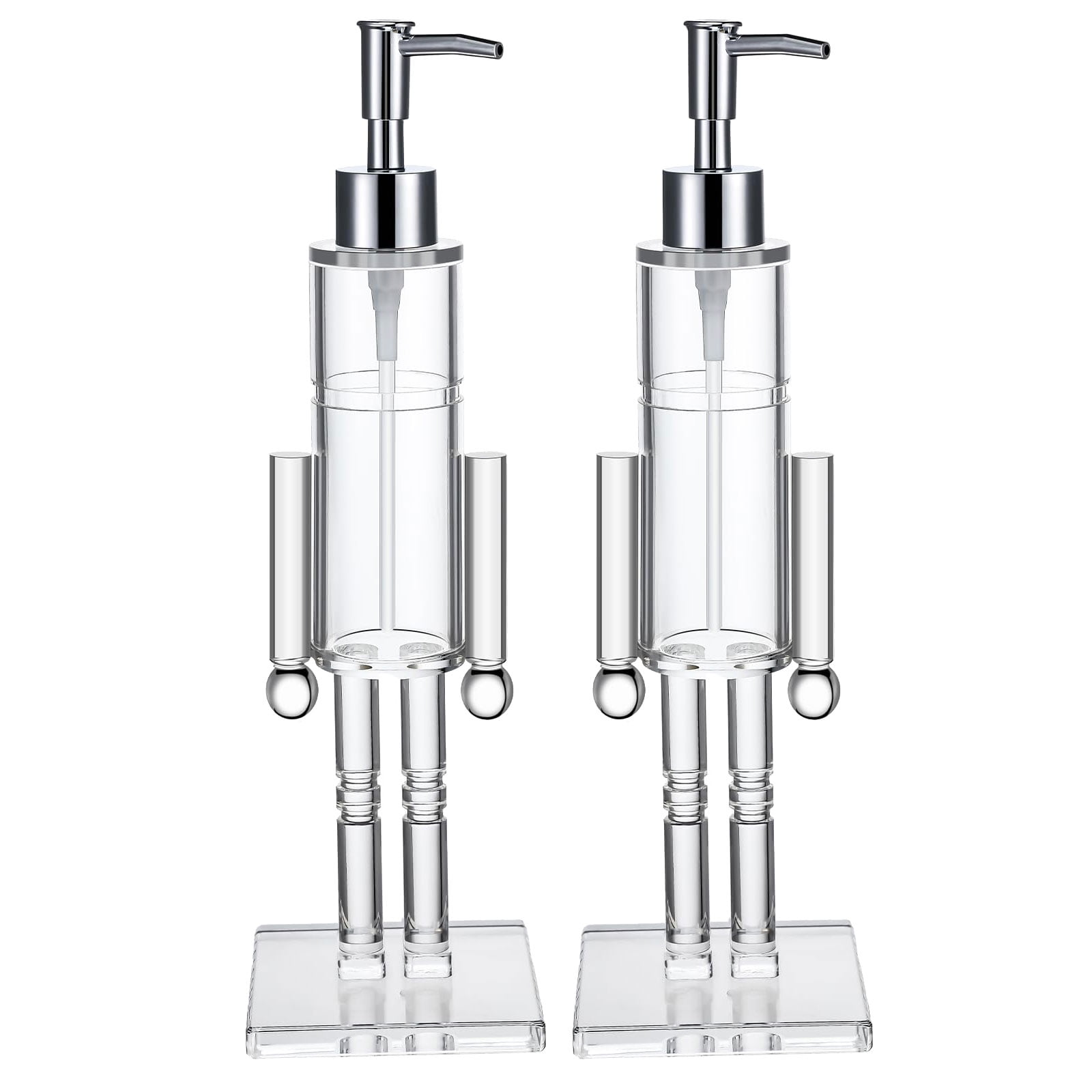 Festival Nutcrackers Soap Dispenser Plastic Soap Container Easy Press ...