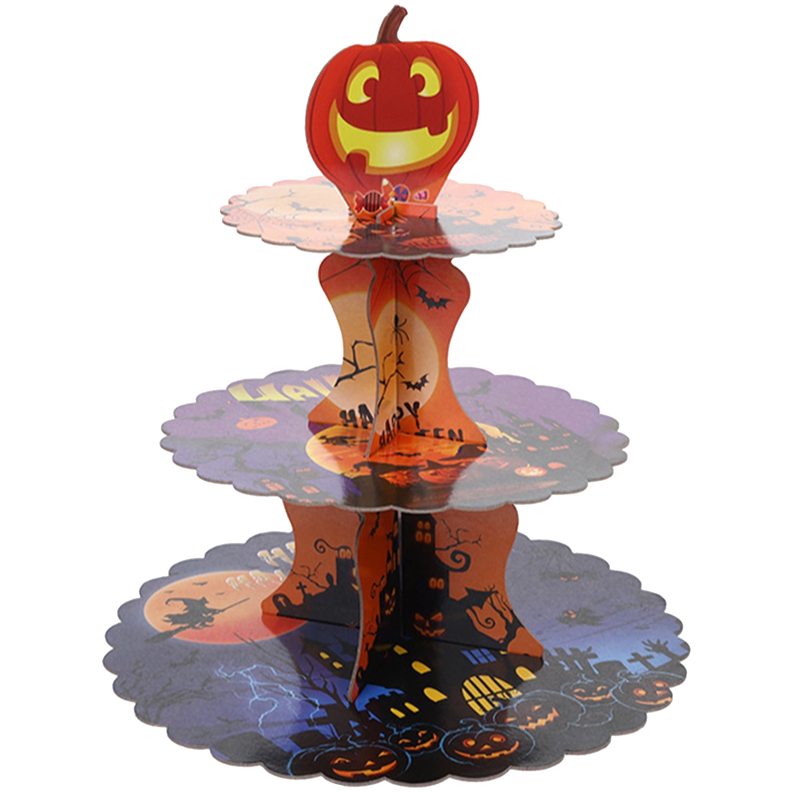 Festival Once-Only Use 3 Layer Serving Tray With Halloween Motifs ...