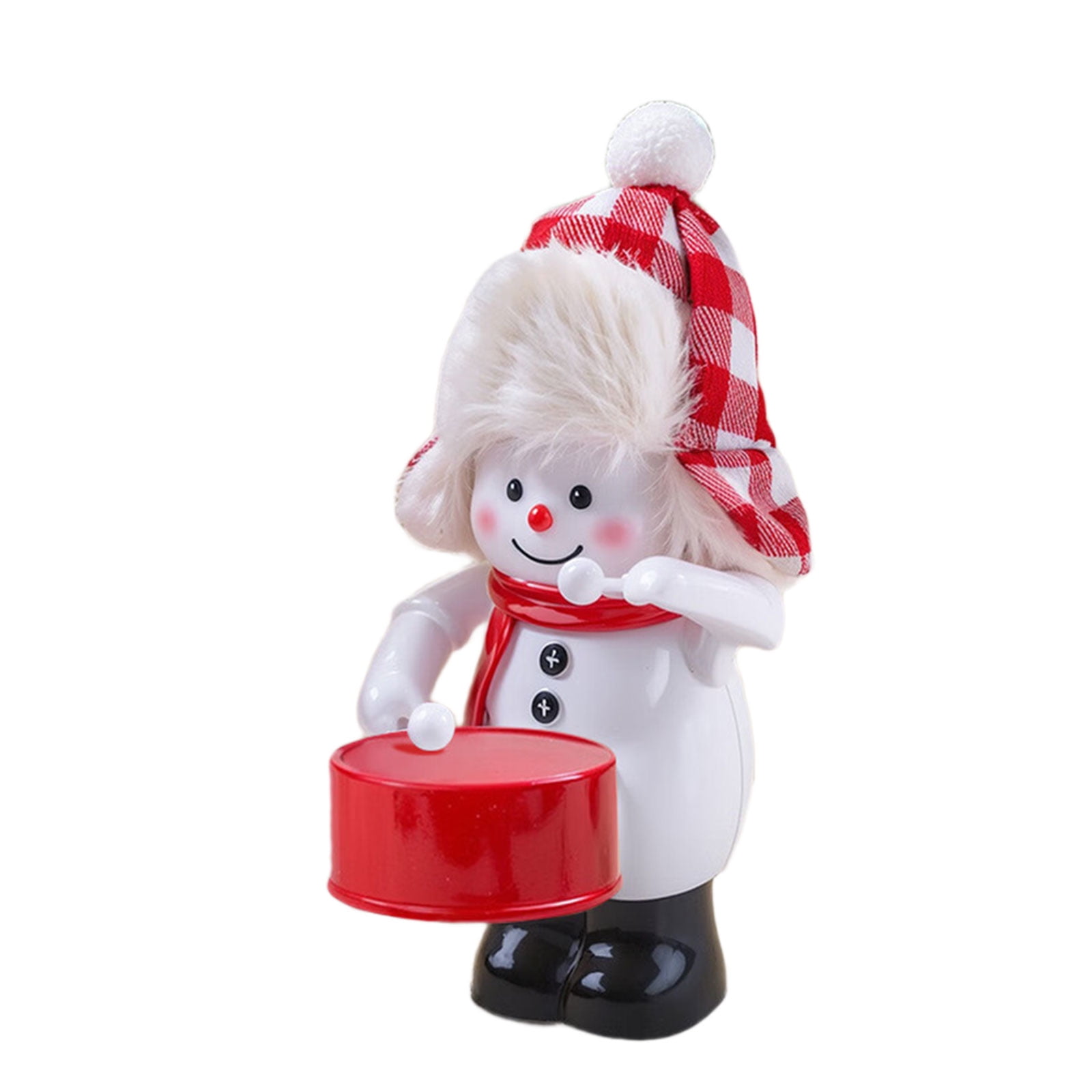 Festival Resin Drumming Snowman Desk Ornament Christmas Tree Decoration ...