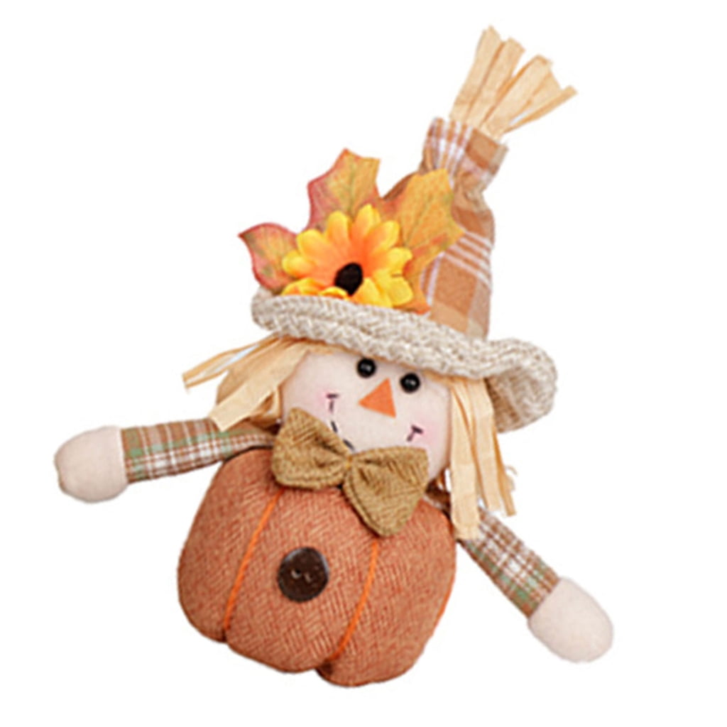 Festival Scarecrows Figurine With Soft Fabric Materials Seasonal Home ...