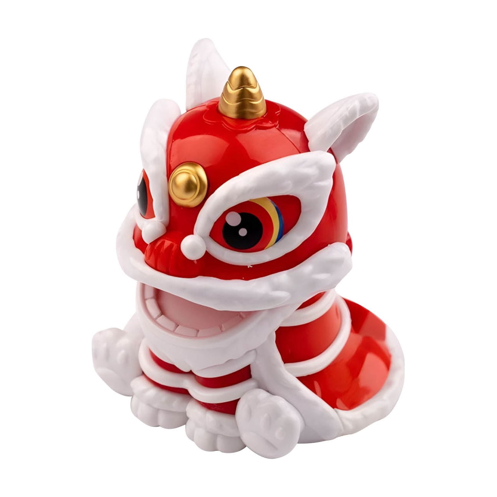 Festival Solar Lions Dance Dashboards Decoration Car Accessory New Year ...