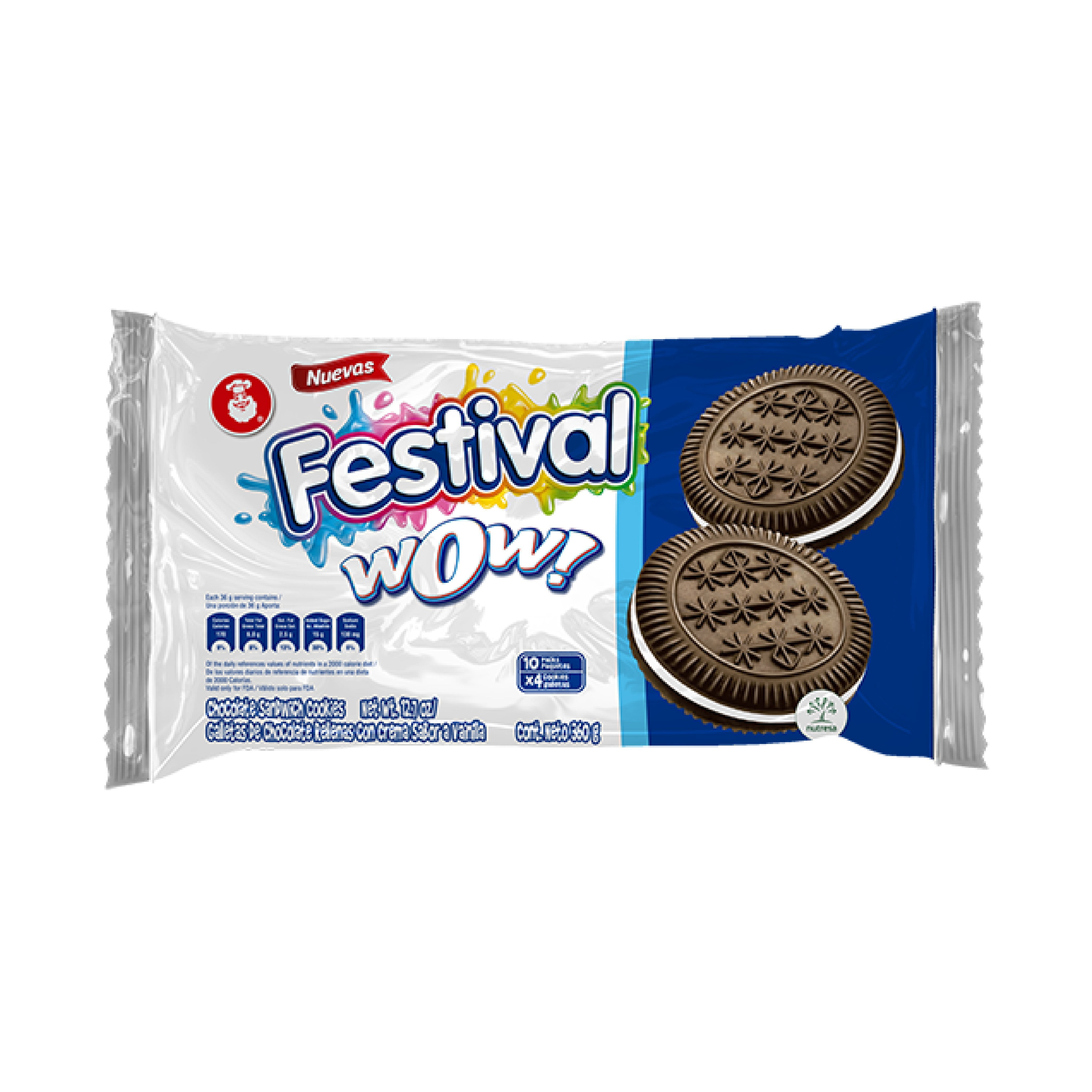 Festival Wow Sandwich Cookies 12.7 Oz - 10 ct - Walmart.com