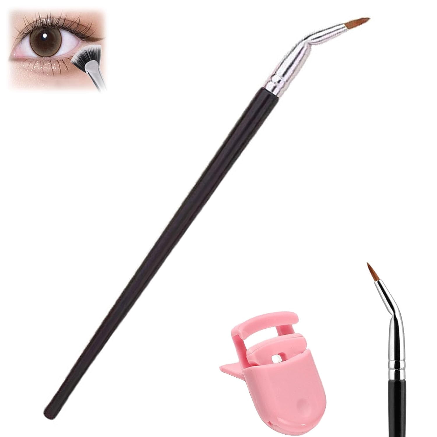 Festivalment Lash Brush,Festivalment Mascara Fan Brush,Folding Angle ...