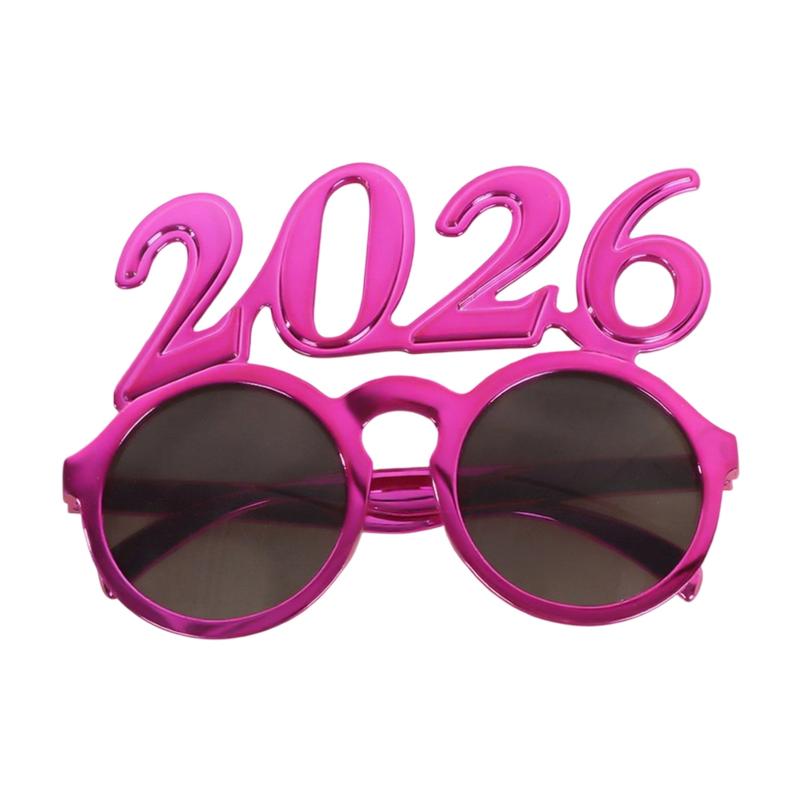 Festive 2026 Celebration Glasses Round Lens Design Holiday Party ...