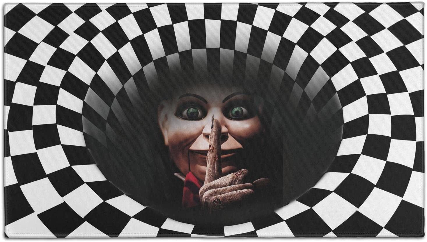 Festive 3D Illusion Funny Prank Pattern Kitchen Mat Halloween Door Mats ...