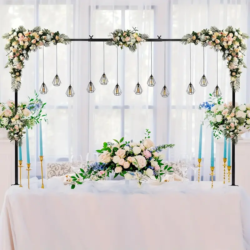 Festive 40-102 Inch Metal Tabletop Arch Mount with Clamps - Ideal for ...