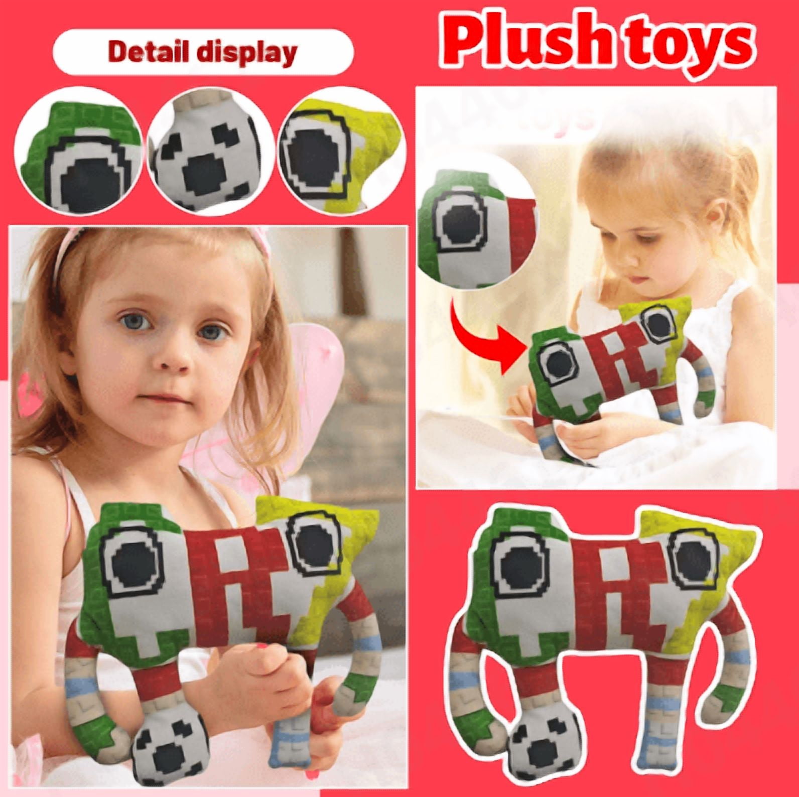 Festive 67 Plush 12 Inch Steal A Brainrot Weird Cute Soft Stuffed ...