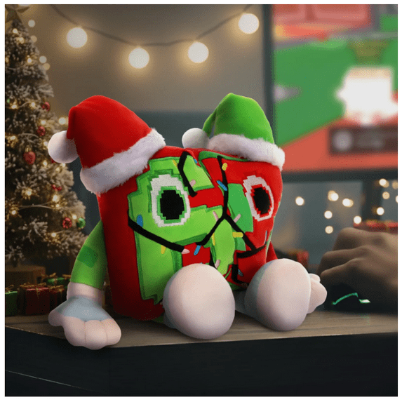 Festive 67 Plush,9.84 Inch Stress Relief Toy Steal A Brainrot Meme ...