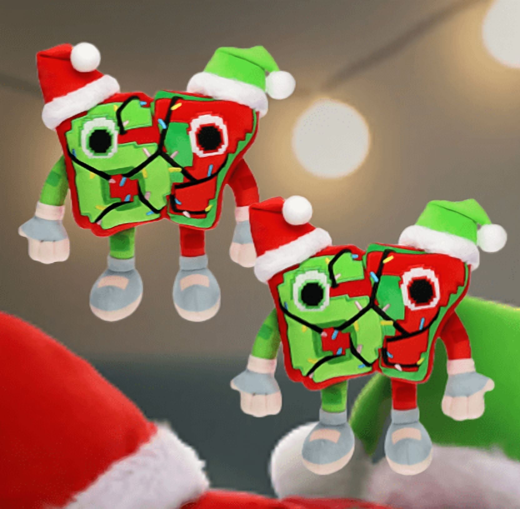 Festive 67 Plush,Holiday Steal A Brainrot Plush 12 Inch Christmas Weird ...