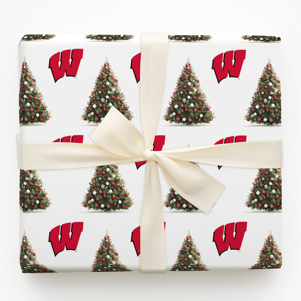 Festive Badger Fir - Christmas Wrapping Paper Roll - Gift Wrap for ...