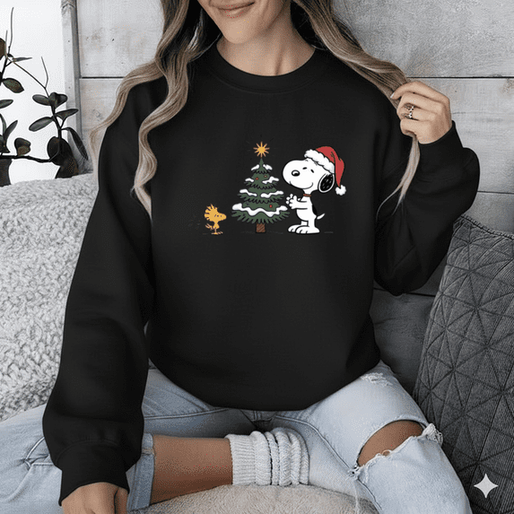 Festive Beagle Cute Holiday Cheer Merry Christmas Fun Sweatshirt, up to ...