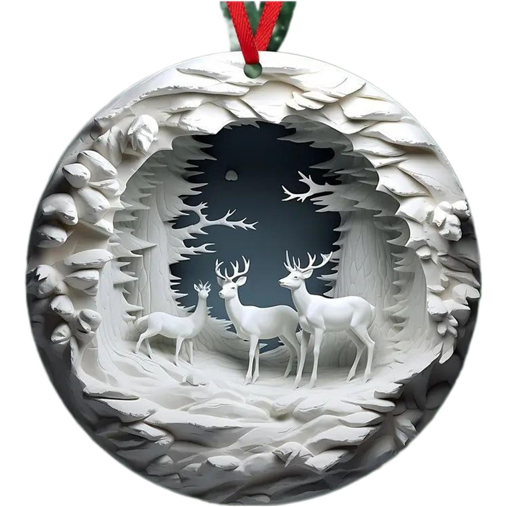 Festive Bird Decoration for Christmas Trees, Features Shiny Finish and ...