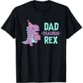 Festive Cartoon Dinosaur Dad Family Matching Birthday Party T-Shirt ...