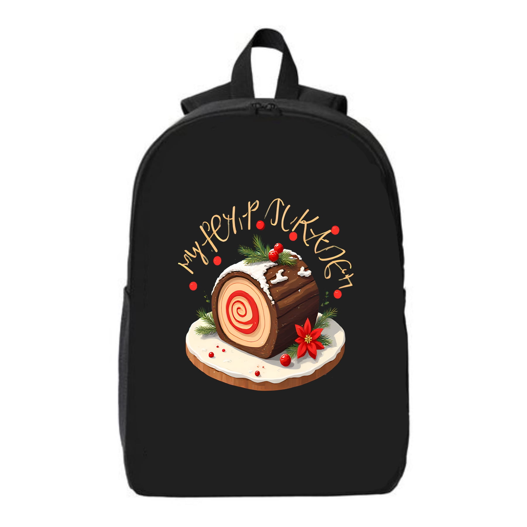 Festive Christmas Design Laptop Backpack for College & Travel - 15 ...