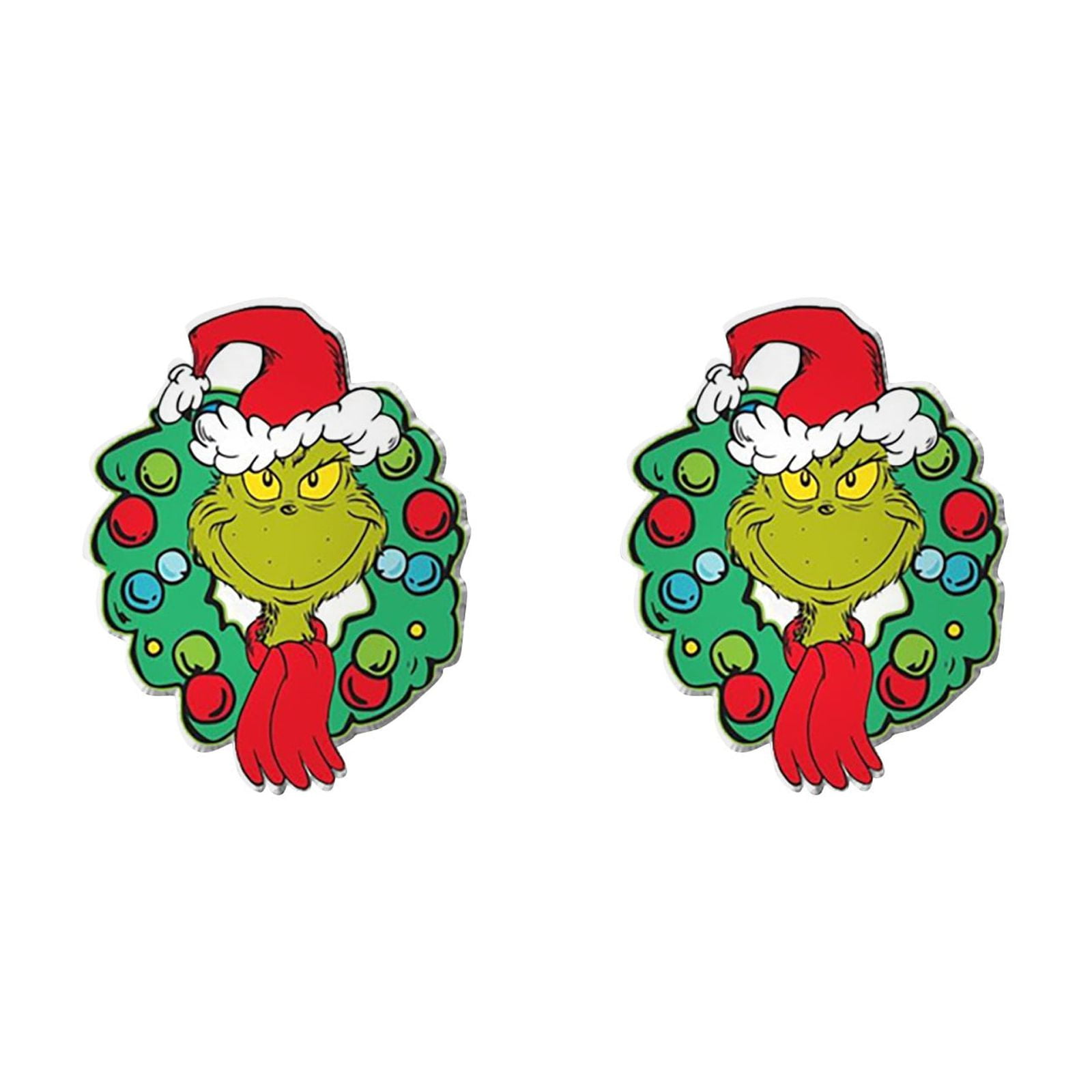 Festive Christmas Enamel Pins Set of 2, Holiday Lapel Pins for Jackets ...