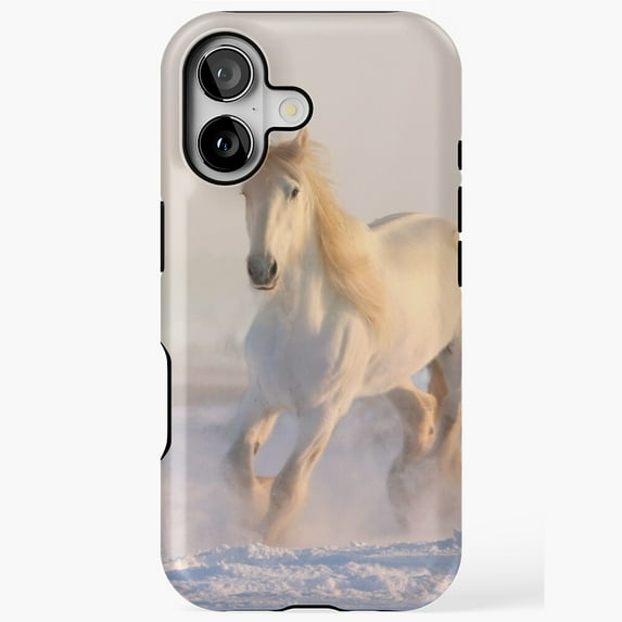 Festive Christmas Horse Holiday Phone Case with iPhone 17 to 11 Pro Max ...