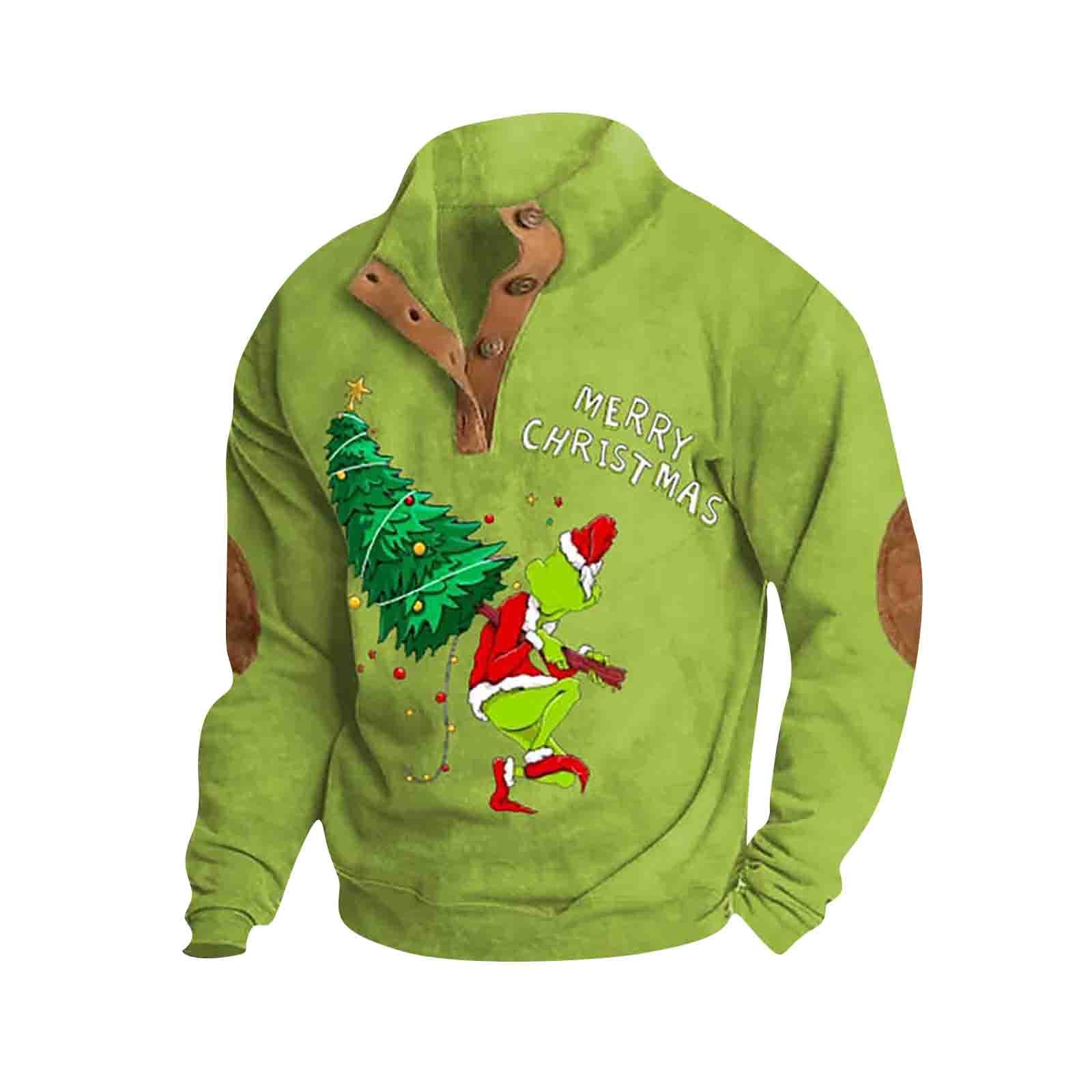 Festive Christmas Sweater for Men and Women Cozy Holiday Pullover with ...