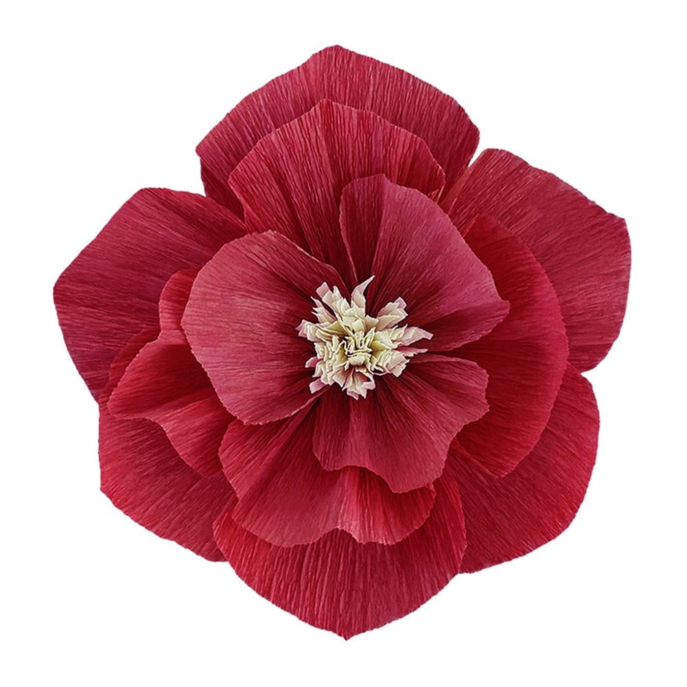 Festive Decoration Pleated Flowers,3D Paper Flowers for Background ...