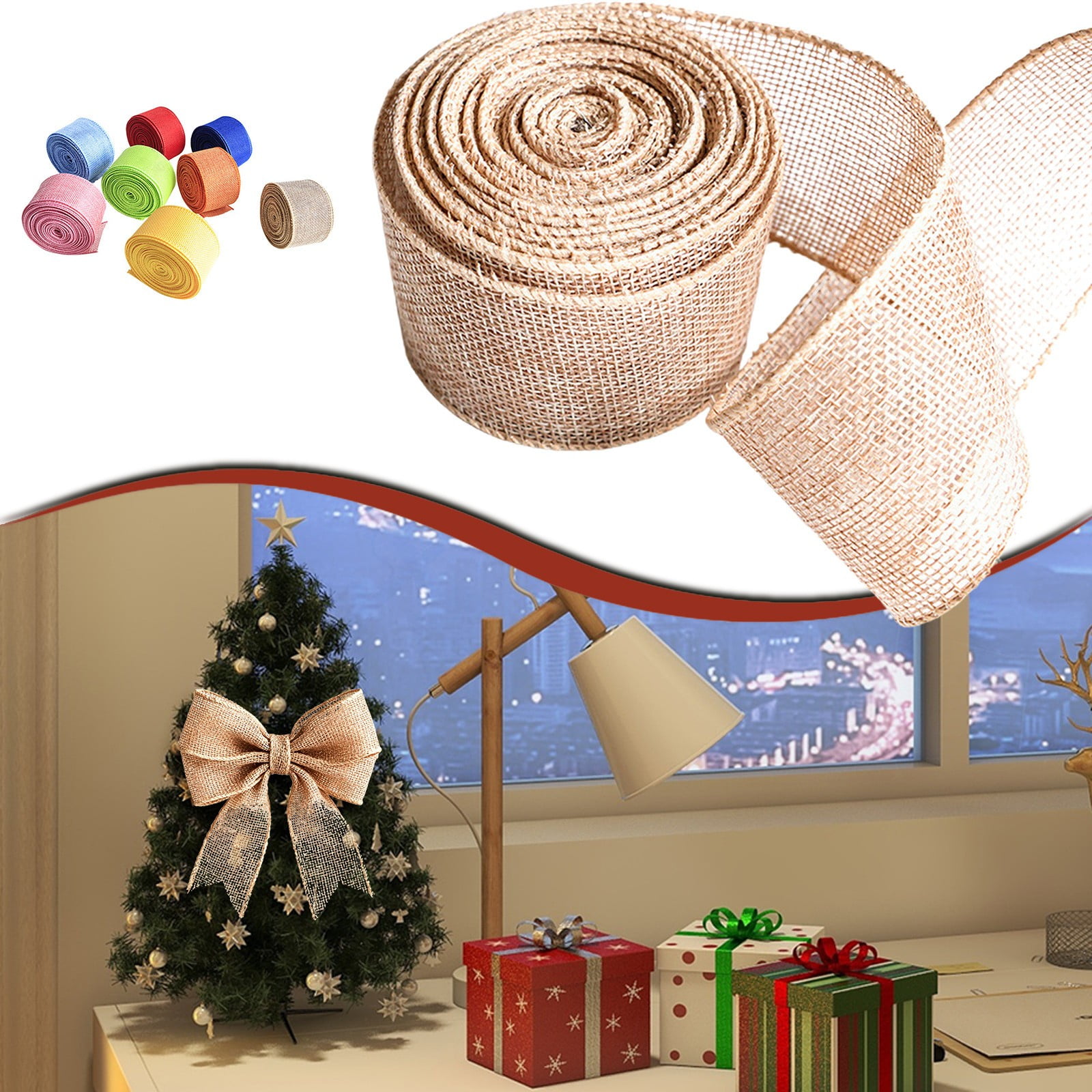 Festive Decorations In Various Colors Made From 5 Cm Wide Cotton ...