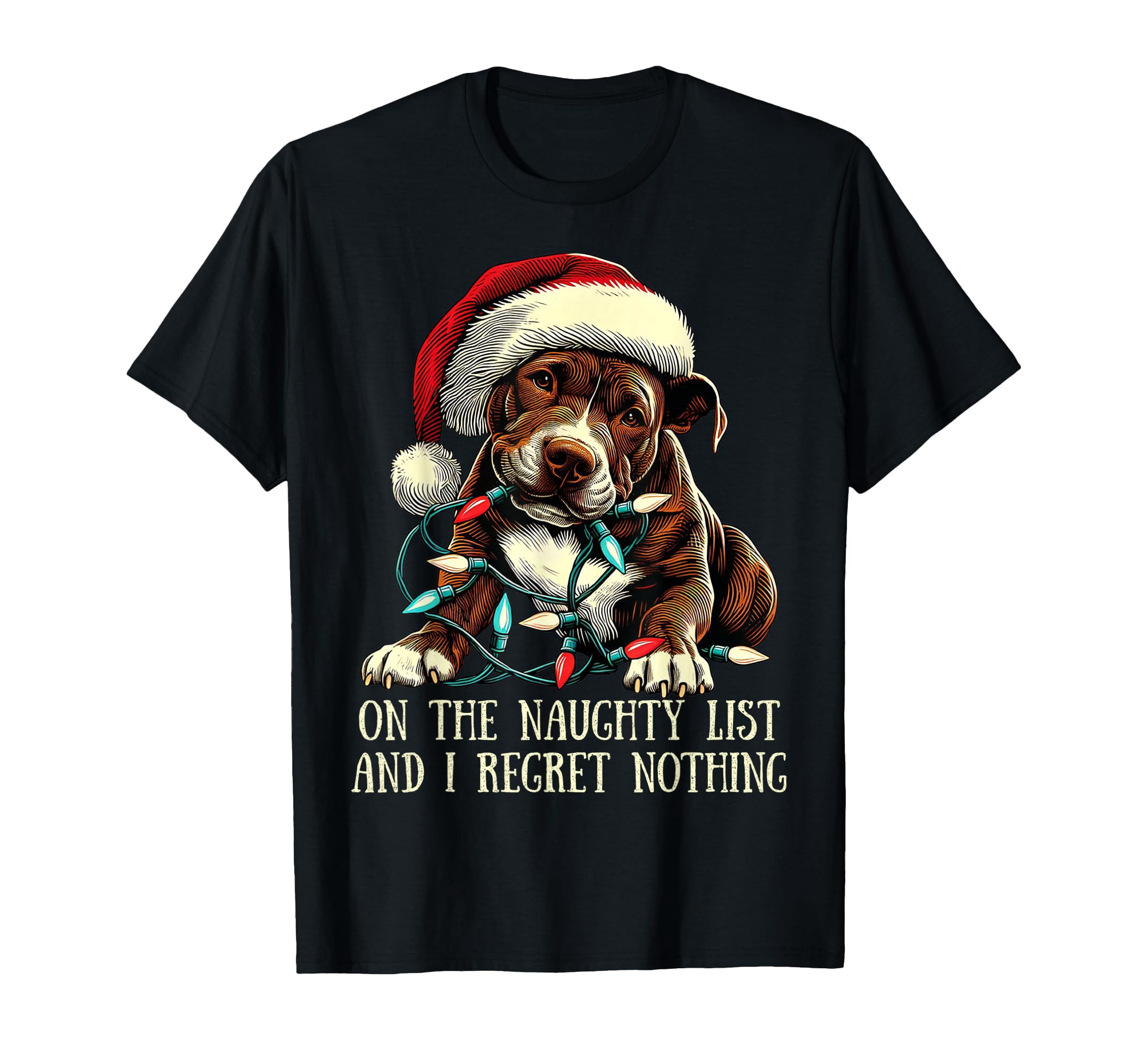 Festive Dog Christmas T-Shirt for Holiday Cheer and Fun - Walmart.com