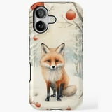 Festive Fox Frolic Cheerful Holiday Design Phone Case 17 16 15 14 13 12 ...