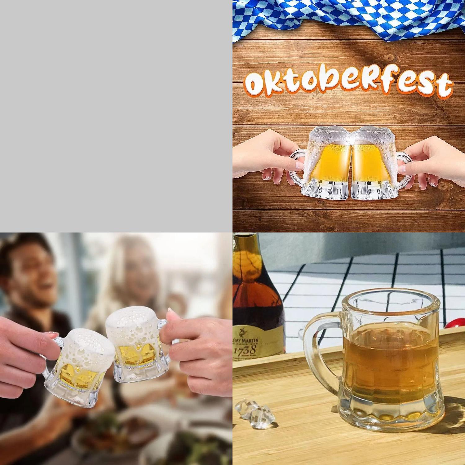 Festive and Fun Perfect 60ML Mini Beer Glasses - Ideal for Beer Tasting ...