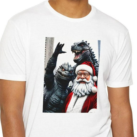 Festive Giant Monster Shirt Winter Holiday City Illustration Unisex ...