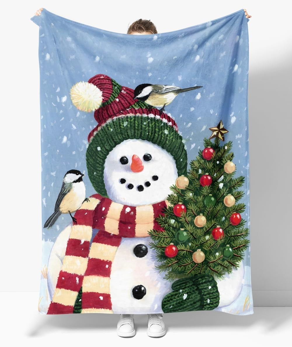 Festive Gingerbread & Candy Cane Christmas Blanket: Cozy Up for the ...