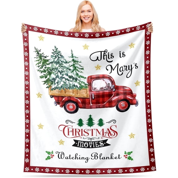 Festive Gingerbread & Candy Cane Christmas Blanket: Cozy Up for the ...