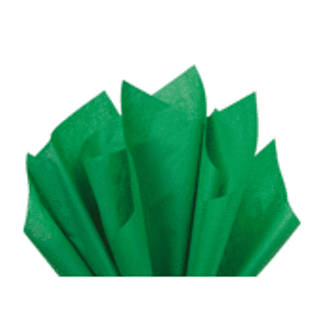 Festive Green Tissue Paper Squares, Bulk 10 Sheets, Premium Gift Wrap ...