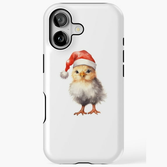 Festive Holiday Christmas Chicken Design Phone Case 17 16 15 14 13 12 ...