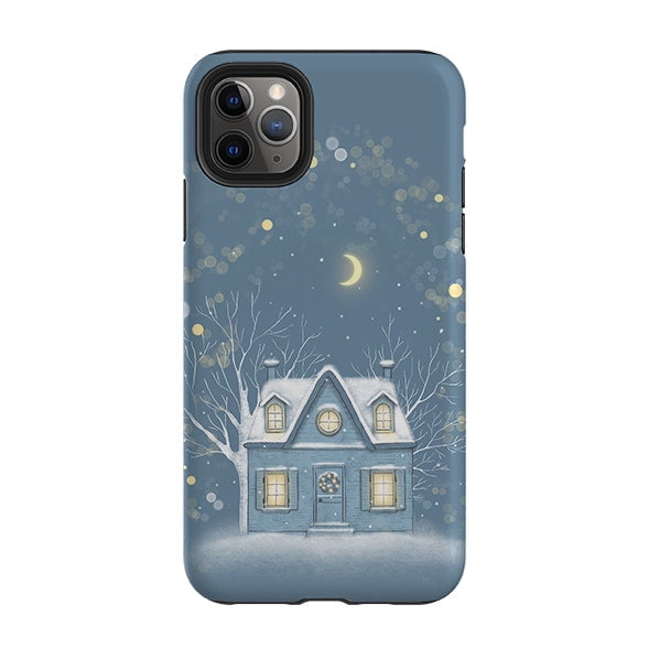 Festive Holiday Cozy Xmas Scene Art Phone Case for iPhone 11 12 13 14 ...